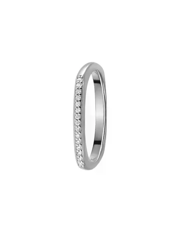 FULLORD 18k Yellow Eternity Diamond Ring - Gold