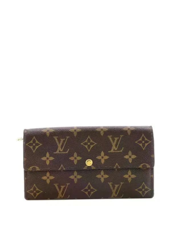 LOUIS VUITTON Sarah Wallet Monogram Canvas Small Wallets - Brown