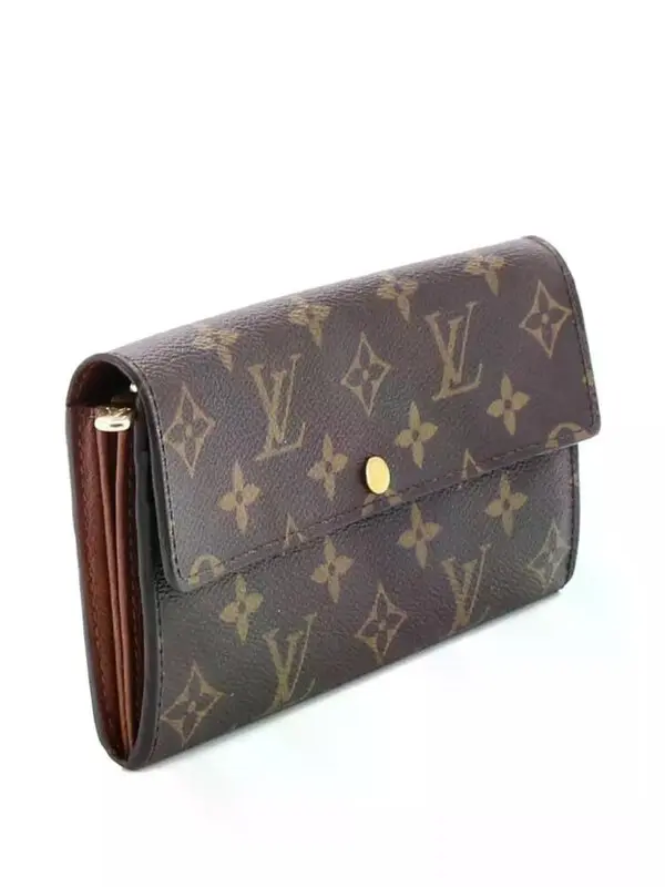 LOUIS VUITTON Sarah Wallet Monogram Canvas Small Wallets