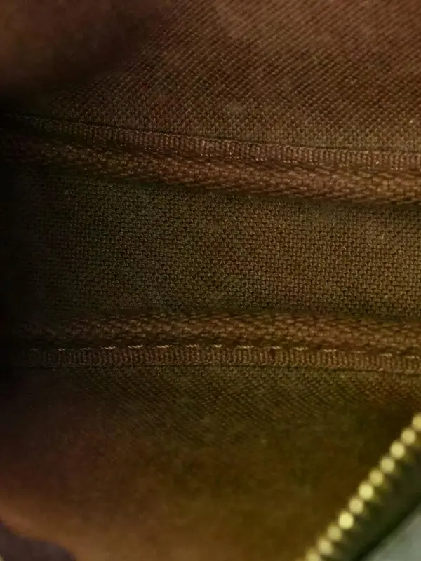 LOUIS VUITTON Pochette Accessoires Monogram Canvas Mini Clutch - Brown