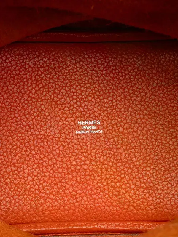 Hermès 2012 Clemence Picotin Lock 18 Handbag - Orange