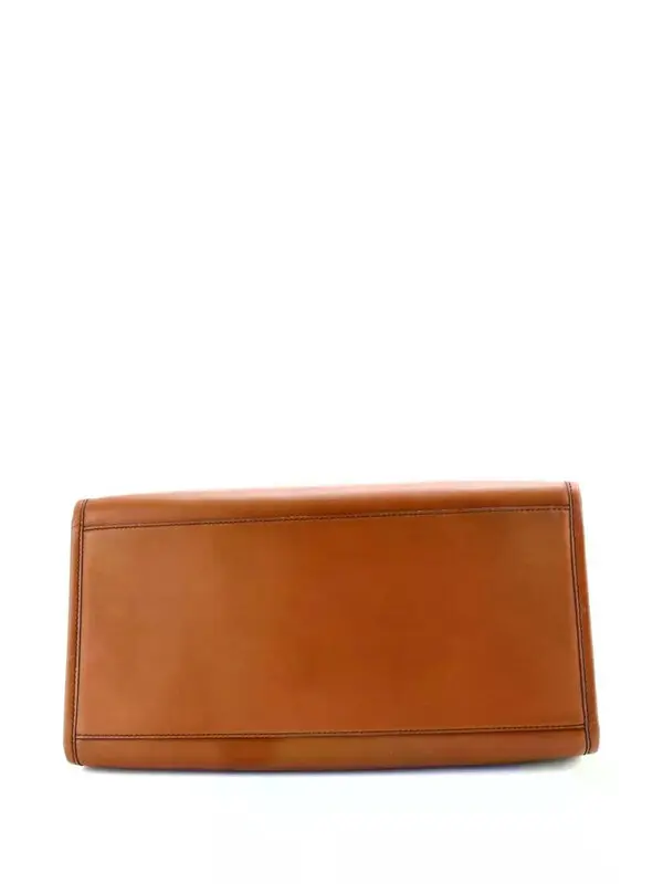 Fendi Sunshine Shopper Large Tote Bag - Brown