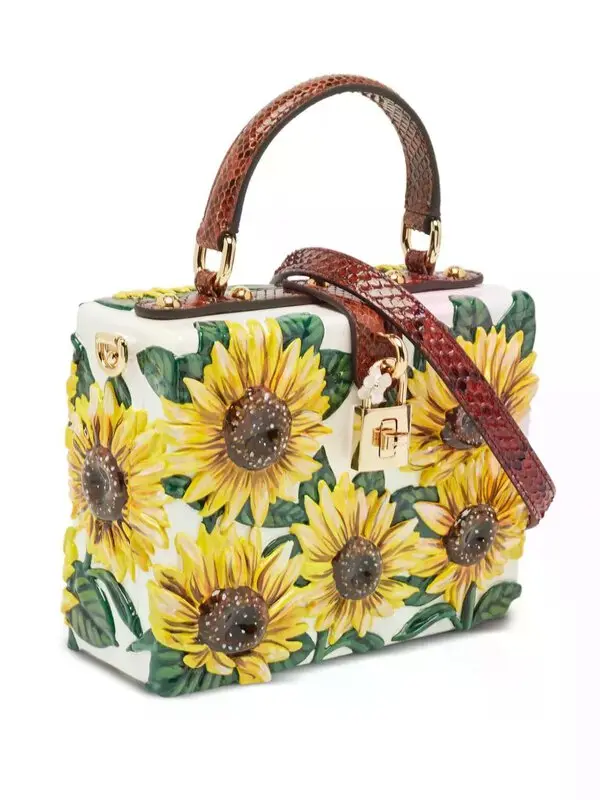 Dolce & Gabbana Dolce Box Sunflower Tote - Yellow