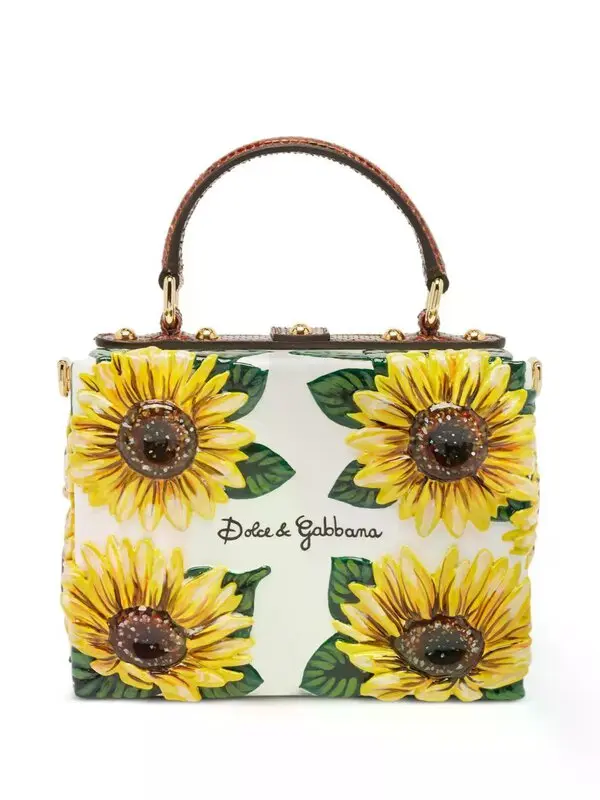 Dolce & Gabbana Dolce Box Sunflower Tote - Yellow