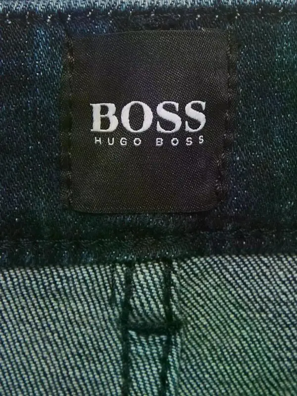 BOSS Dark-wash Straight Leg Jeans