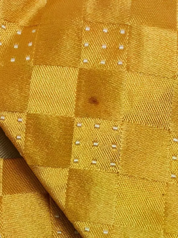 Giorgio Armani Check-pattern Silk Neck Tie