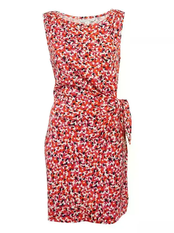 Diane Von Furstenberg Printed Wrap Dress - Red