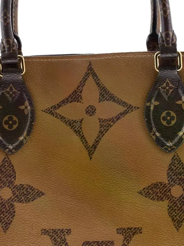 LOUIS VUITTON Onthego Reverse Monogram Giant Gm Tote Bag - Brown
