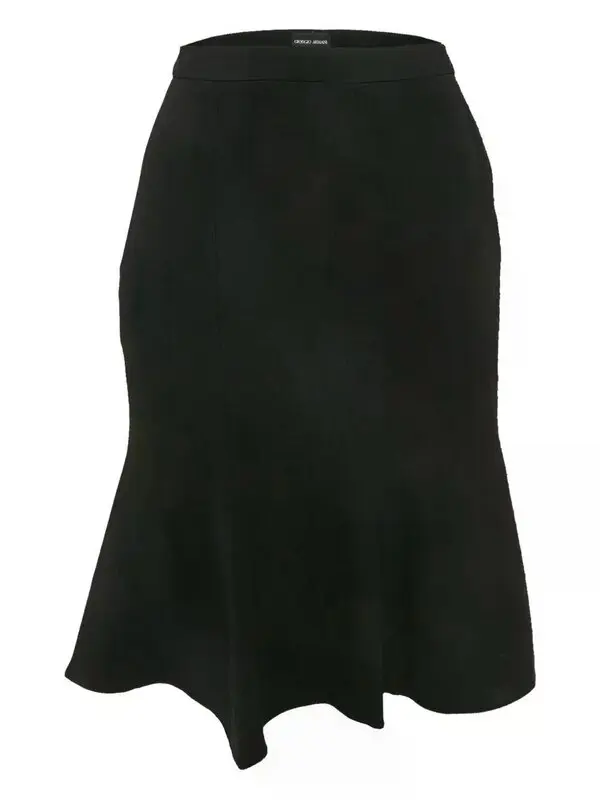 ARMANI Flared Silk Skirt