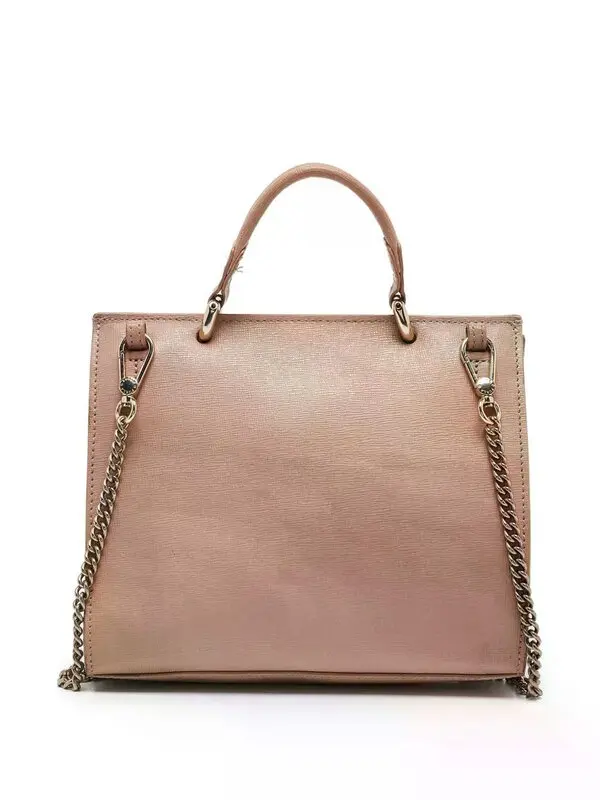 Furla Saffiano Leather Flap Shoulder Bag