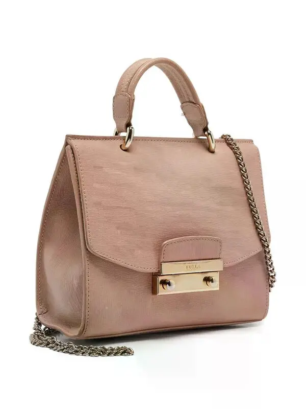 Furla Saffiano Leather Flap Shoulder Bag