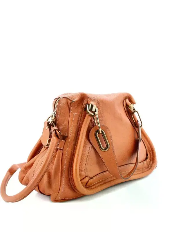 Chloé Paraty Top Handle Medium Satchel - Orange