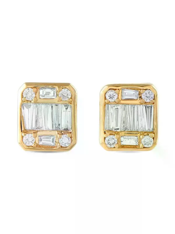 LB EXCLUSIVE 14k Yellow Diamond Earrings - Gold