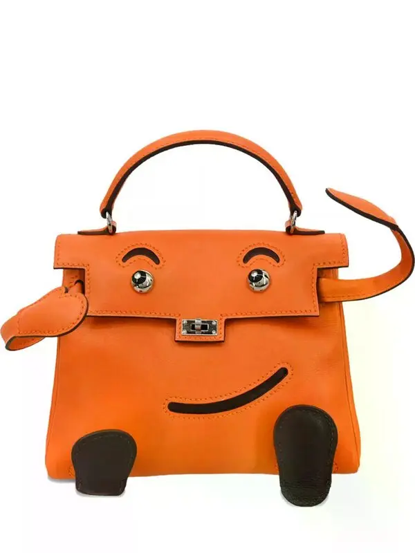 Hermès 2000 Kelly Doll Mascot Handbag - Orange