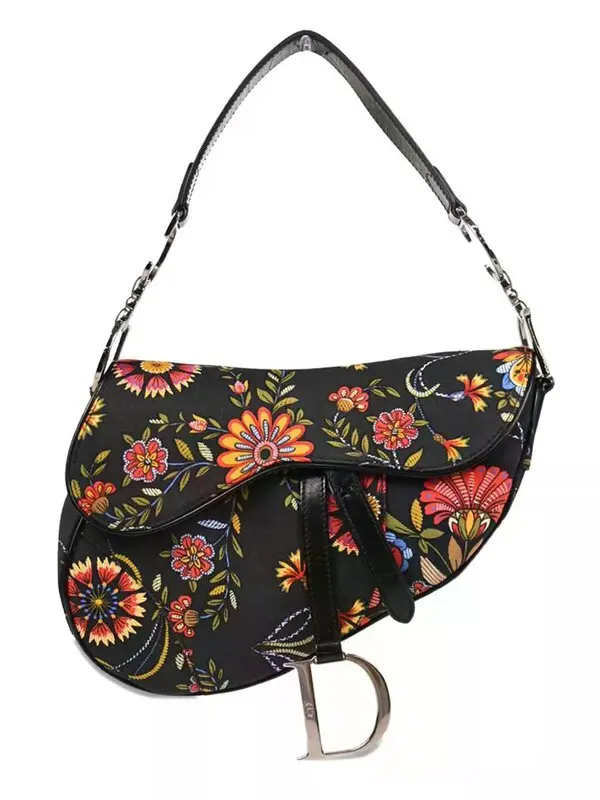Dior 2002 Saddle Handbag - Black