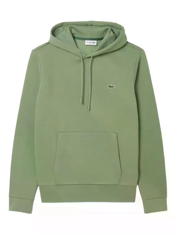 Lacoste Logo-appliqué Hoodie - Green