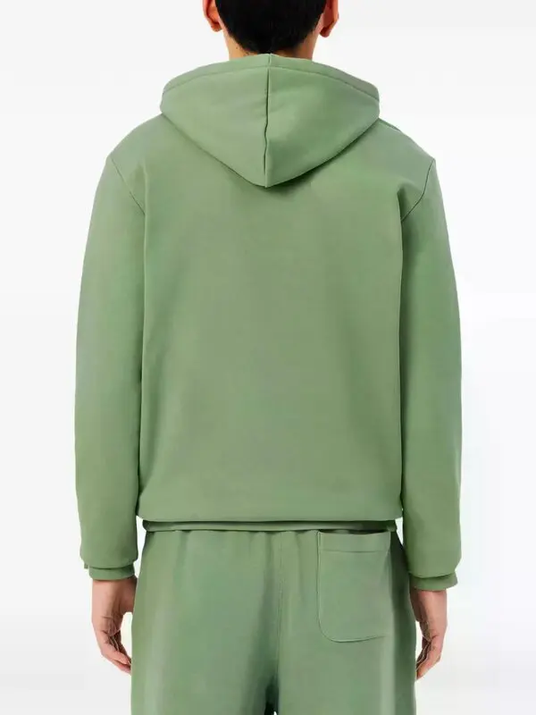 Lacoste Logo-appliqué Hoodie - Green