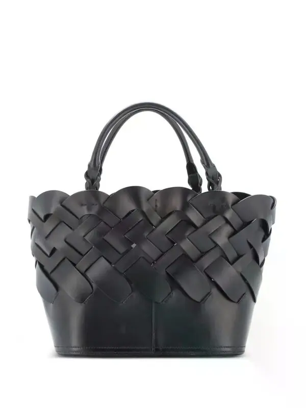 Prada Tress Leather Small Tote Bag
