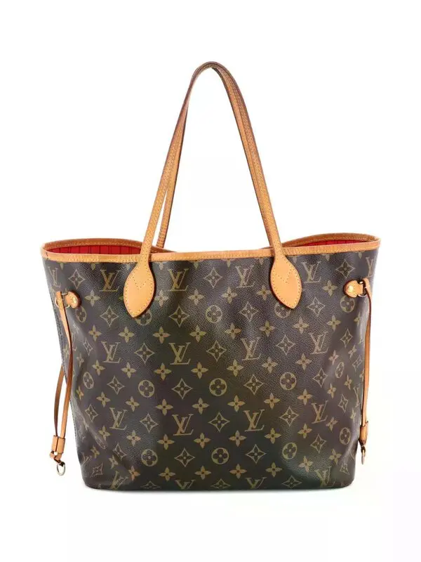 LOUIS VUITTON Neverfull Nm Limited Edition Cities V Monogram Canvas Mm Tote Bag - Brown
