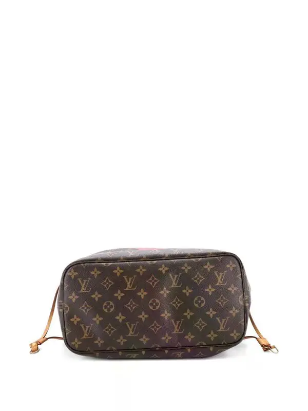 LOUIS VUITTON Neverfull Nm Limited Edition Cities V Monogram Canvas Mm Tote Bag - Brown