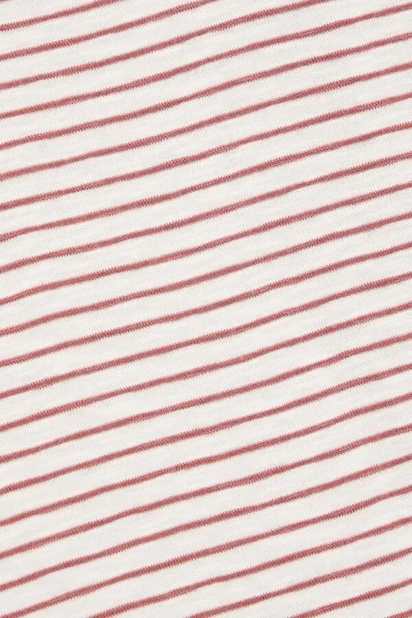 Vince Striped Cotton And Modal-blend Jersey T-shirt