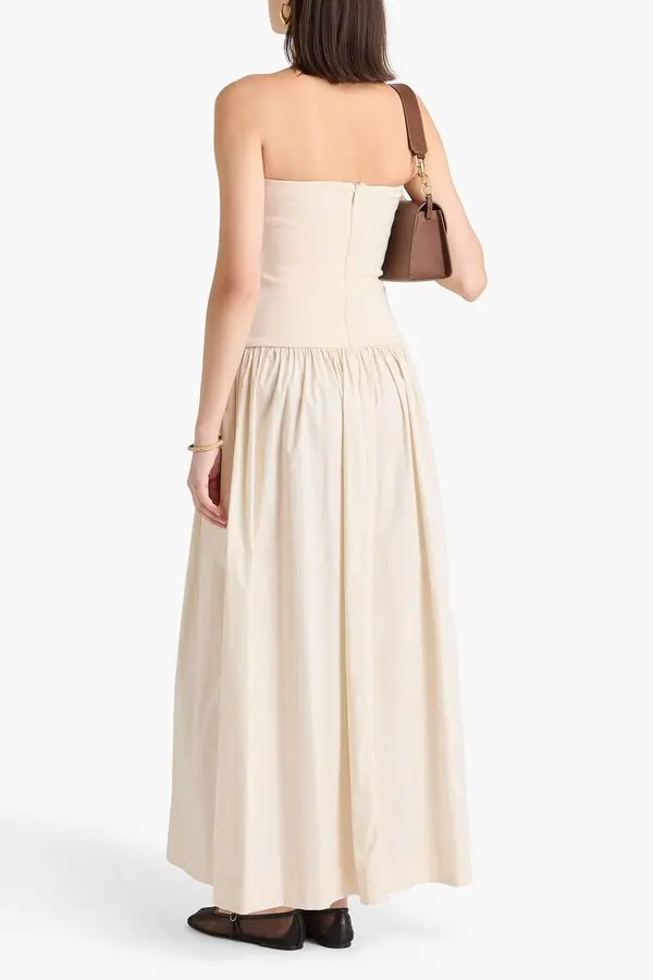 ESSE STUDIOS Strapless Maxi Dress - Cream