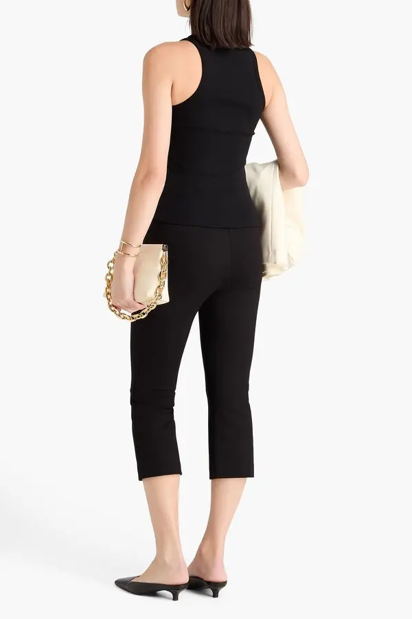 ESSE STUDIOS Ribbed Jersey Tank - Black