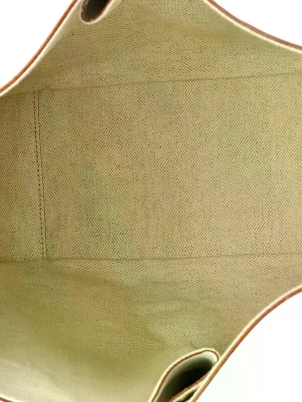 Loewe Hammock Small Shoulder Bag Leather And Anagram Jacquard - Neutrals