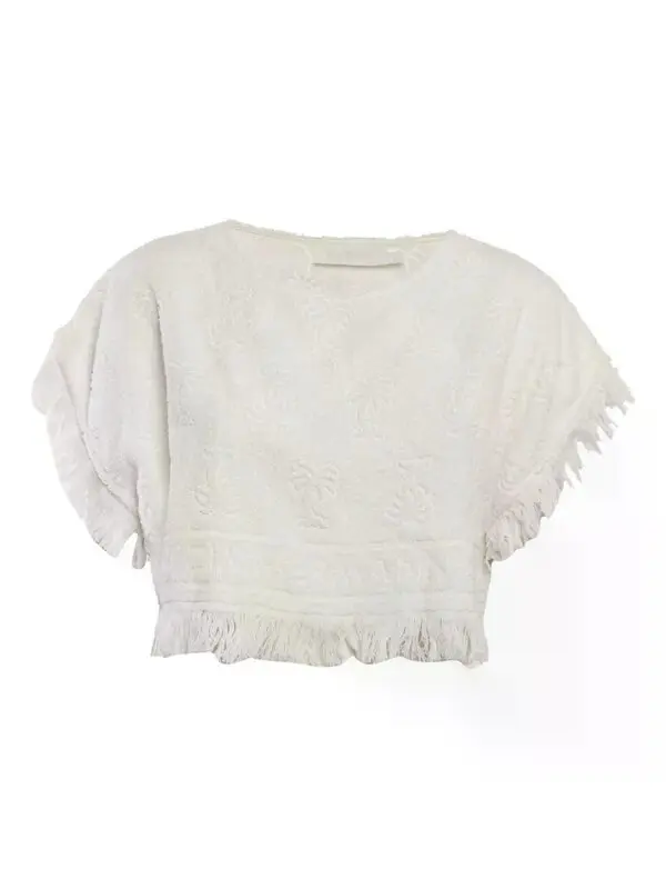 Zimmermann Palm Tree Fringed Top