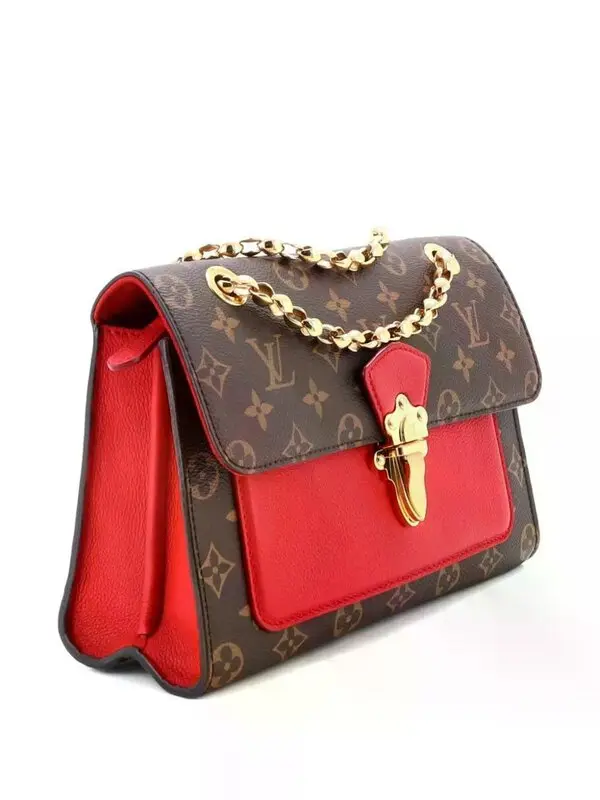 LOUIS VUITTON Victoire Handbag Monogram Canvas And Leather - Brown
