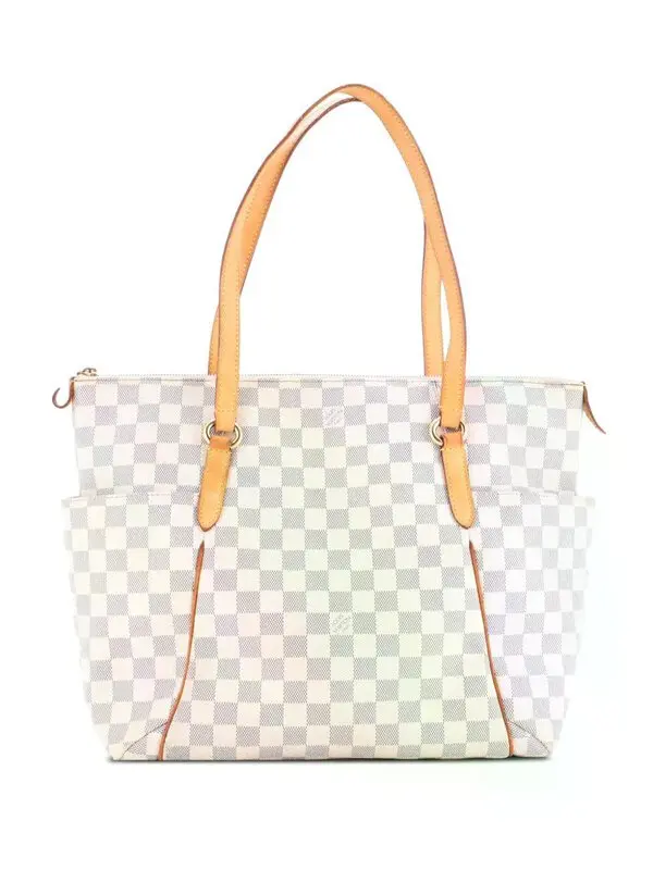 LOUIS VUITTON Totally Damier Mm Tote Bag - White