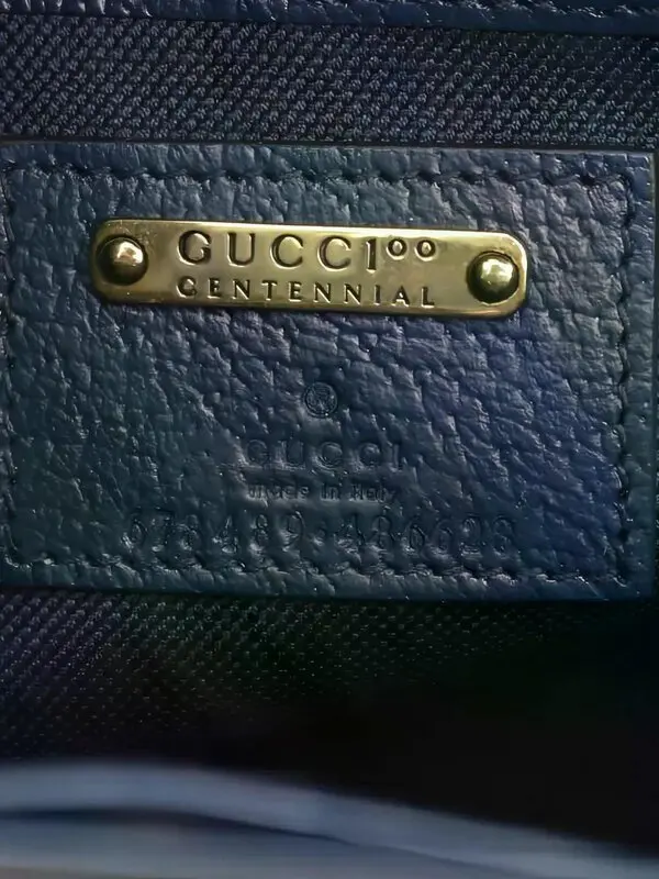 Gucci 2010 Logo Bamboo Shoulder Bag