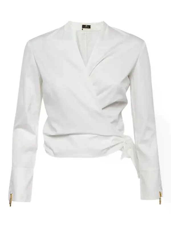 Elisabetta Franchi Wrap-design Blouse