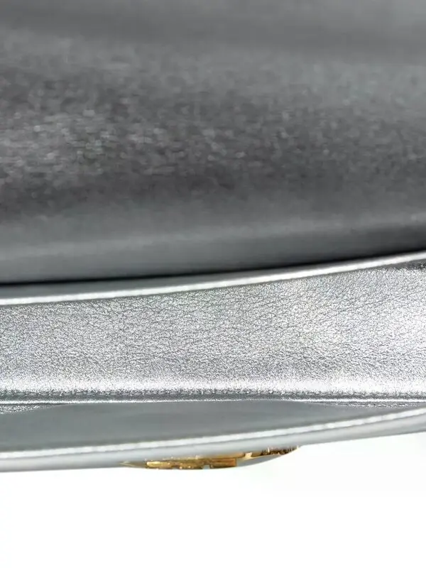 Celine Triomphe All Over Laminated Calfskin Claude Shoulder Bag