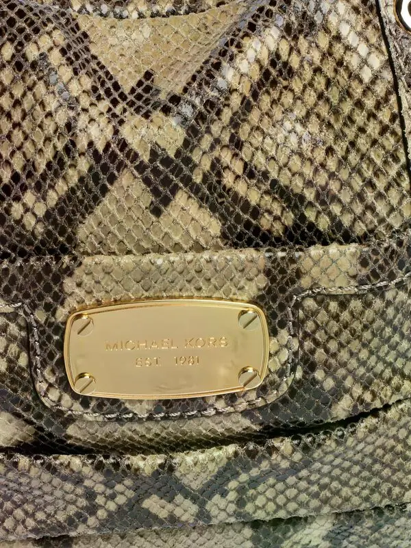 Michael Kors 2000 Python-skin Shoulder Bag