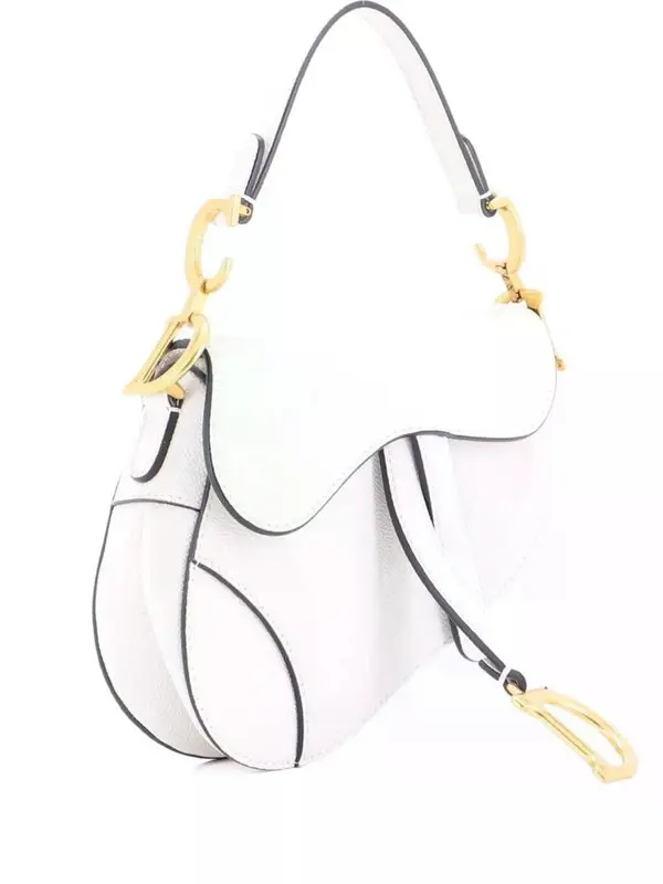 Dior Saddle Mini Shoulder Bag Leather - White