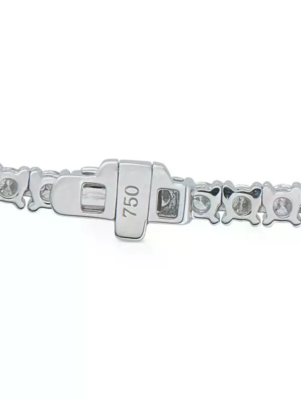 LB EXCLUSIVE 18k White Gold Diamond Tennis Necklace