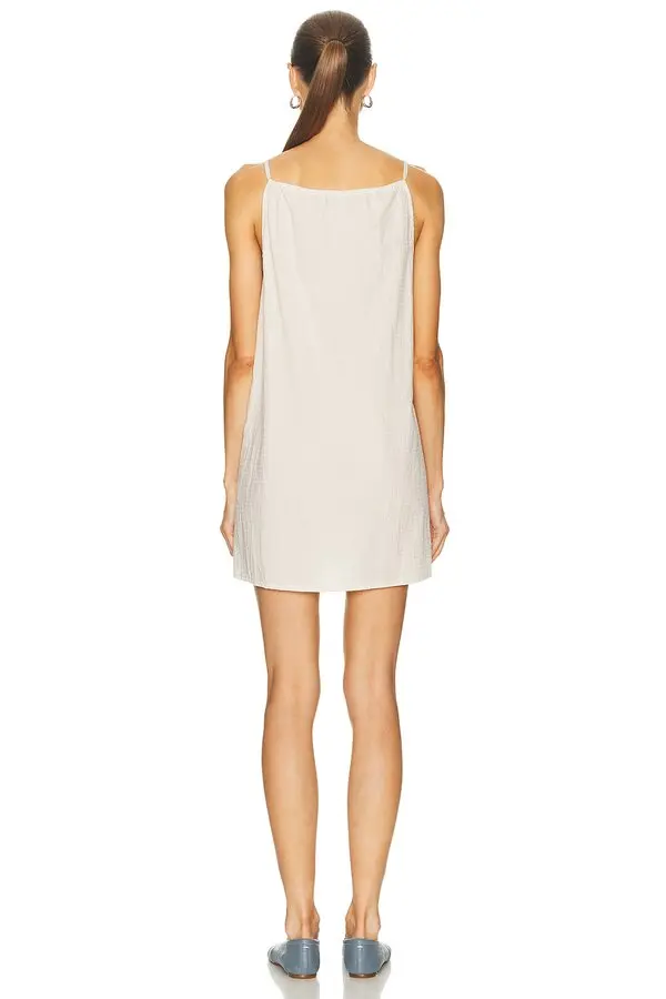 DEIJI STUDIOS Shirring Mini Dress