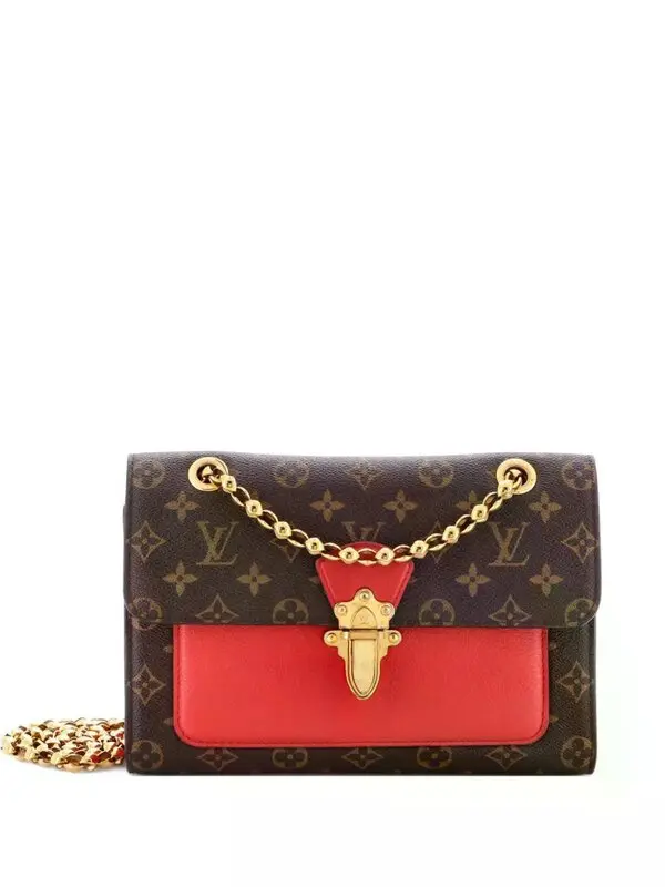 LOUIS VUITTON Victoire Monogram Canvas Shoulder Bag - Brown