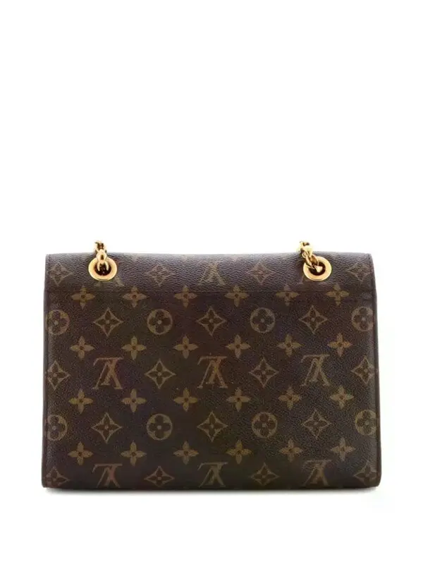 LOUIS VUITTON Victoire Monogram Canvas Shoulder Bag - Brown