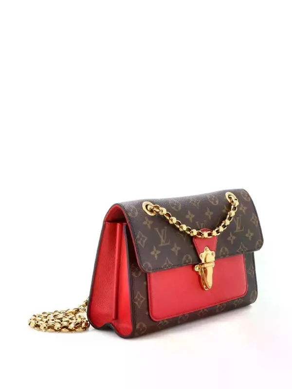LOUIS VUITTON Victoire Monogram Canvas Shoulder Bag - Brown