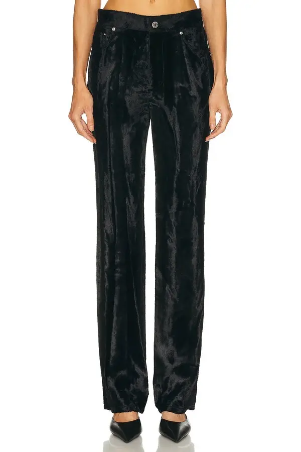 Helmut Lang Pony Hi-rise Pant - Black