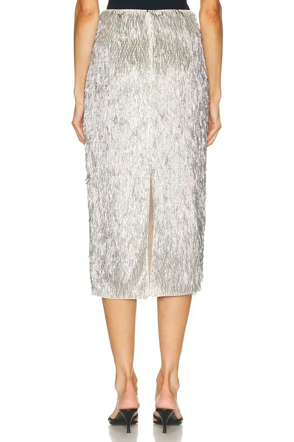AKNVAS Tao Sequin Pencil Skirt