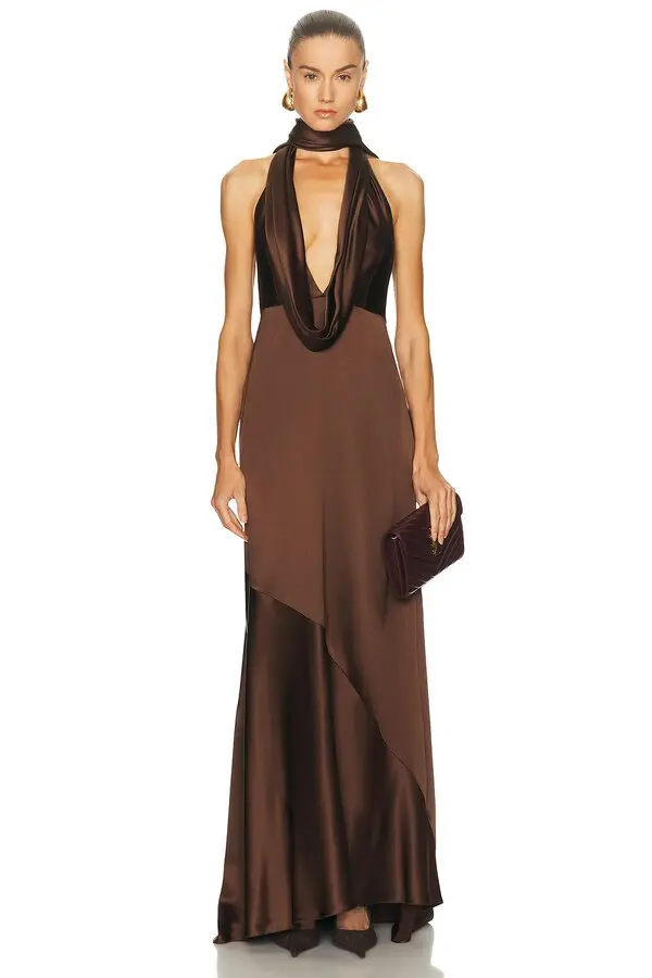 Monse Scarf Maxi Dress