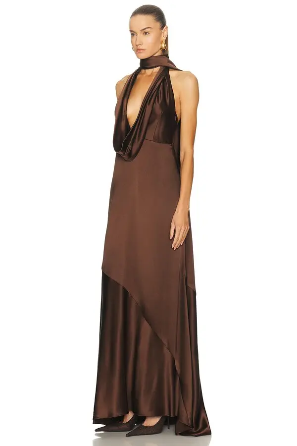 Monse Scarf Maxi Dress