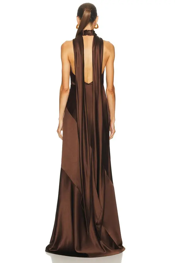 Monse Scarf Maxi Dress