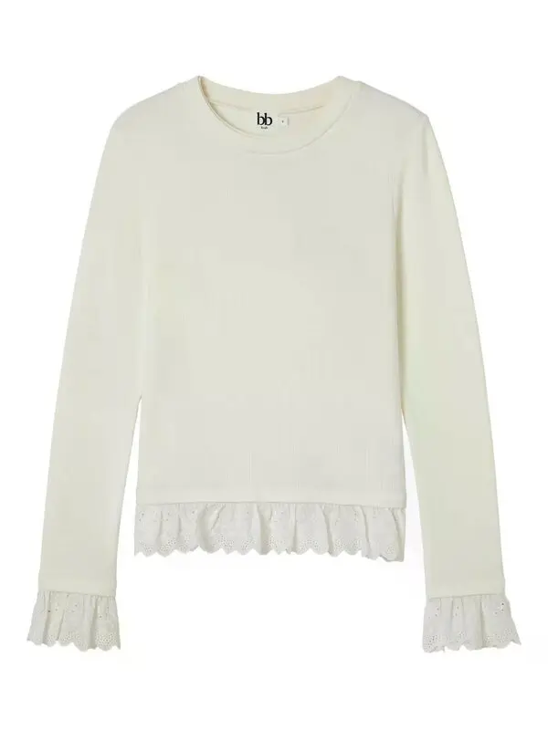 B+AB Ruffled Long-sleeved Top