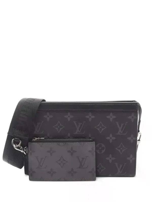 LOUIS VUITTON 2021 Gaston Wallet Shoulder Bag - Black