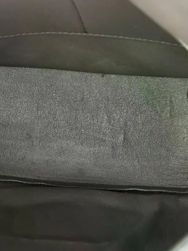 Celine Trotteur Grainy Leather Medium Crossbody Bag - Grey