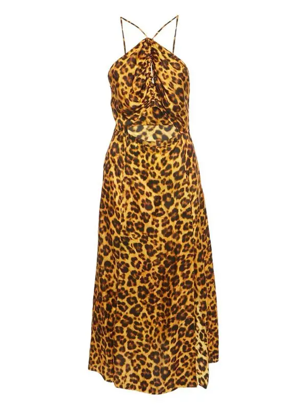 Sandro Leopard-print Dress